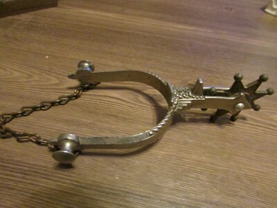 Decorative Spur with 8-Point Rowel - Metal | eBay