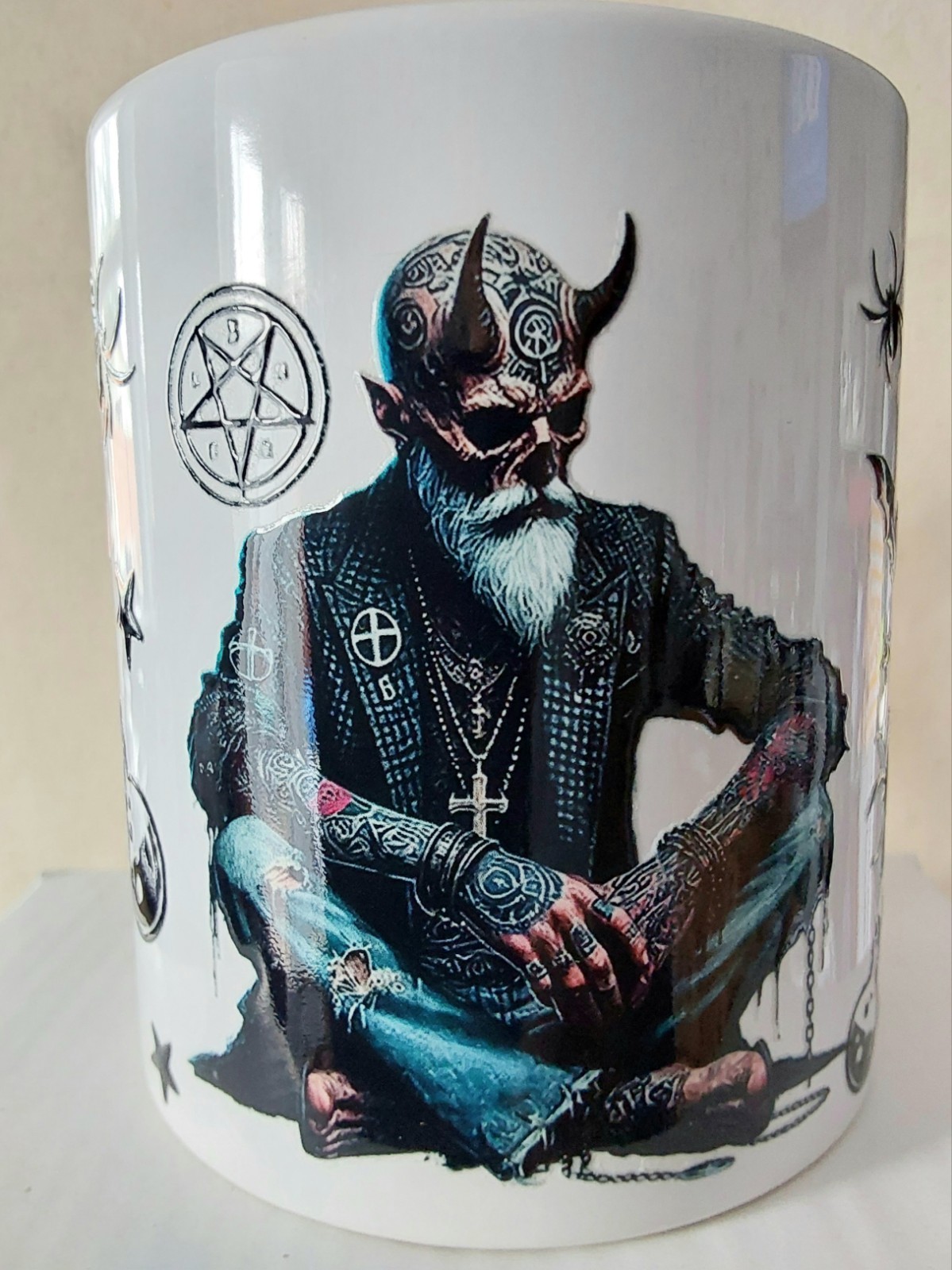 RITUALISTIC MUG - PENTAGRAM MUG - WICCA MUG - MYSTICAL MUG - PAGAN MUG ...