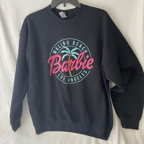 Black Malibu Barbie Los Angeles Sweatshirt. Size Large | eBay