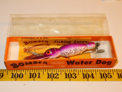 Vintage Bomber Wood Water Dog Fishing Lure | eBay