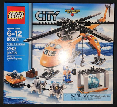 LEGO CITY: Arctic Helicrane (60034) w/Husky Sled Dogs - SEALED ...