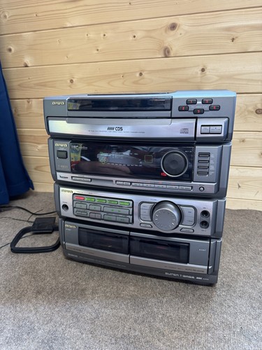 Aiwa Z-R800 Digital Audio HiFi Stereo System Disc Changer Tuner ...