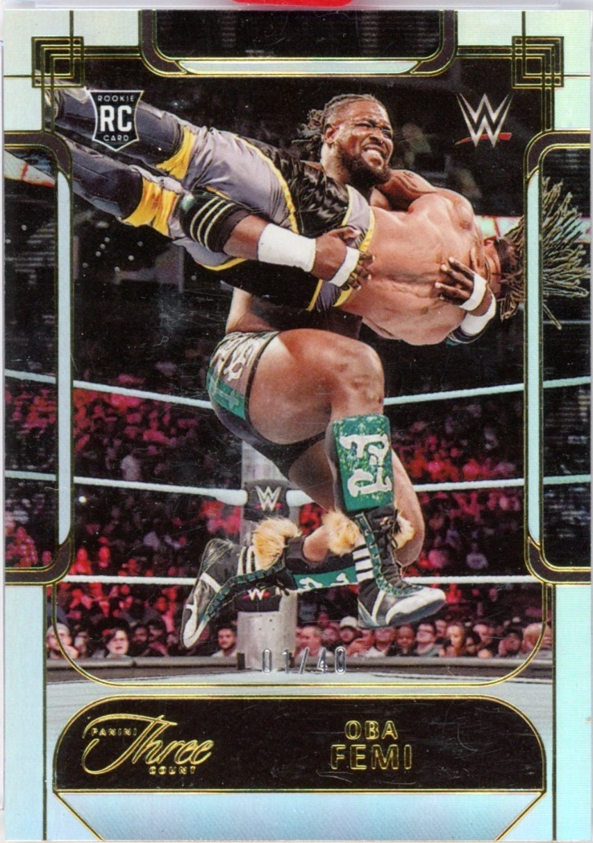 2024 Panini Three Count WWE - Oba Femi #92 /40 (RC) for sale online | eBay