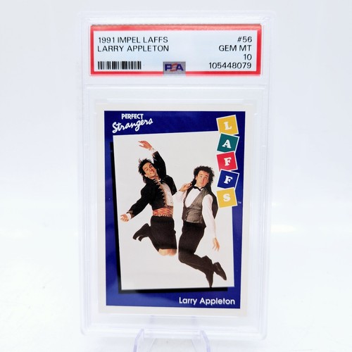 1991 Perfect Strangers Balki and Larry Appleton #56 Impel Laffs PSA 10 ...