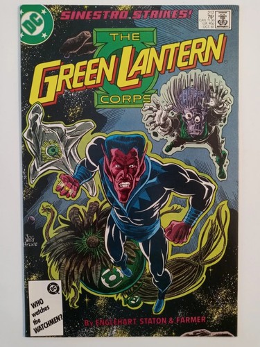 Green Lantern # 217 DC 1987 Sinestro Key 1st Driq / Olapet / Flodo Span ...