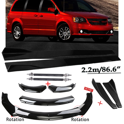 Front Bumper Lip Spoiler Side Skirt Rear Lip For Dodge Grand Caravan ...
