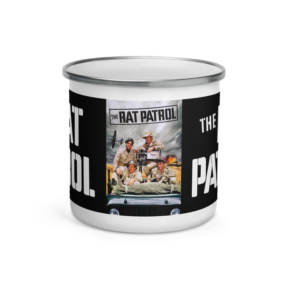 Rat Patrol 1966 - 1968 Collectible Enamel Camping Style 12 oz Beverage ...
