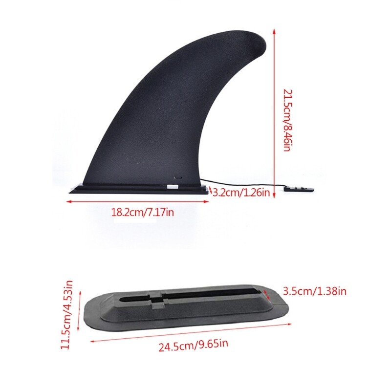 Detachable Standing Up Paddle Surfboard Tail Rudders Center Fin with ...