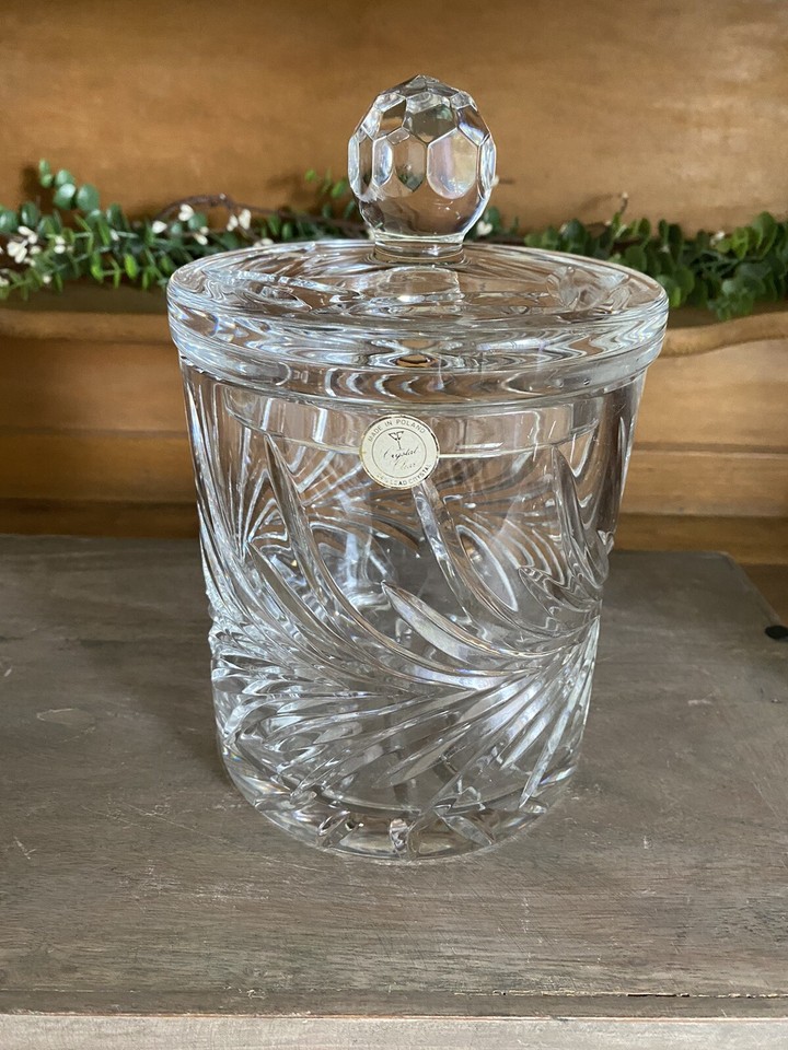 Reflections by Crystal Clear Industries Lead Crystal Biscuit/Cookie Jar ...