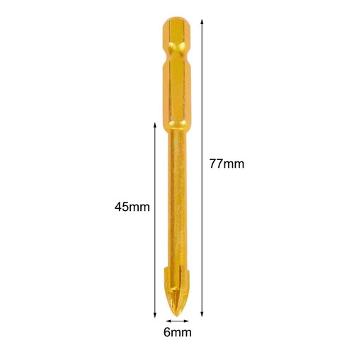 10pc/Set Glass Marble Porcelain Spear Head Ceramic Tile Drill Bit 6mm ...