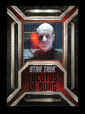 2022 RITTENHOUSE STAR TREK THE NEXT GENERATION CHASE PC48 LOCUTUS OF ...