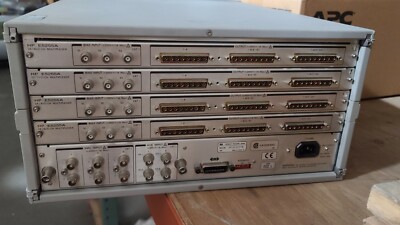HP E5250A Low Leakage Switch Mainframe with 4 E5255A 24 (8x3) CH Multiplexer | eBay