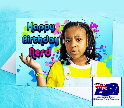 Erica Stranger Things Funny Nerd Birthday Card KimWestARt | eBay