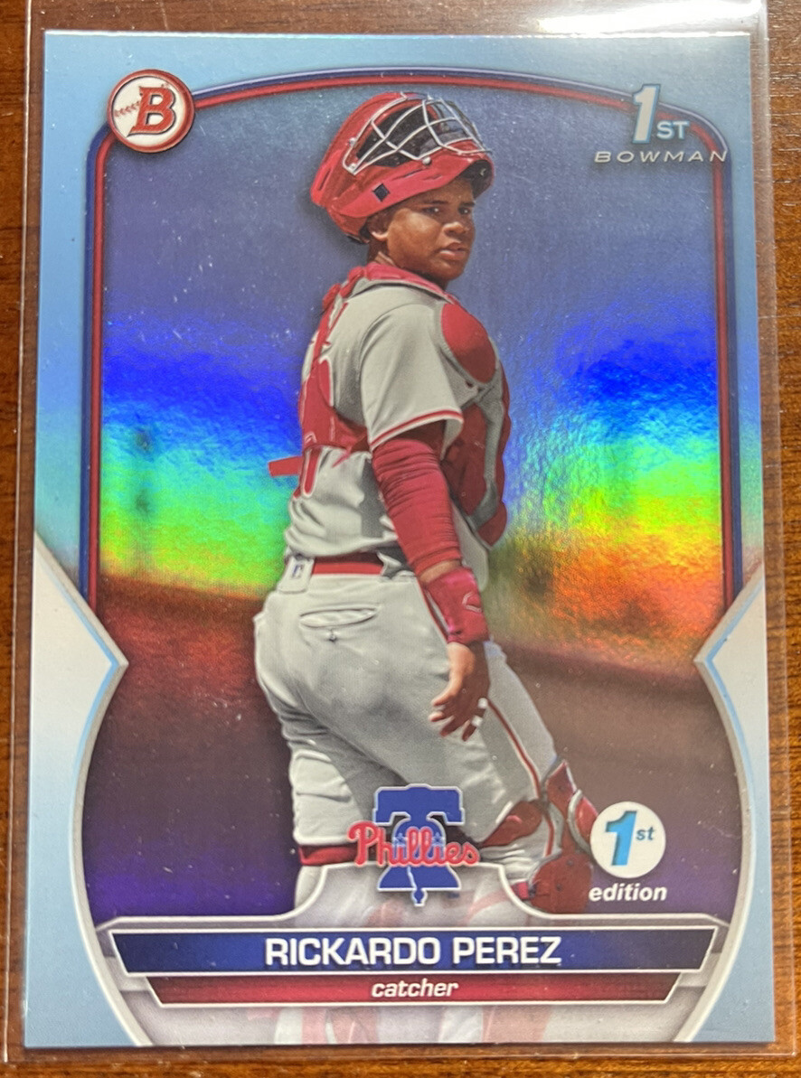 Rickardo Perez 2023 Bowman 1st Edition SKY BLUE FOIL #BPPF-27 Pre ...