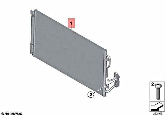 Genuine BMW Condenser 64-50-6-804-721 | eBay