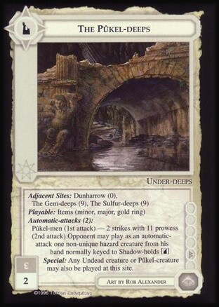 The Pukel-deeps - Dark Minions - Middle-Earth CCG | eBay