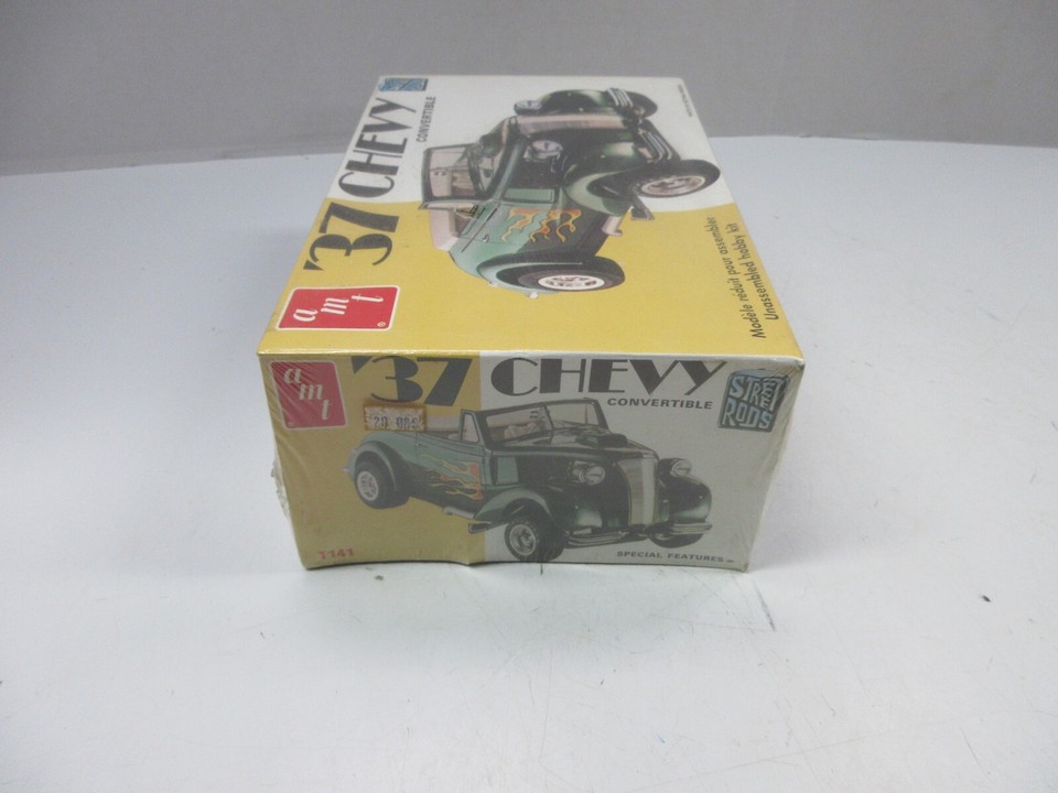 AMT 37 Chevy Convertible Vintage Model kit 1/25 scale Sealed T141 | eBay