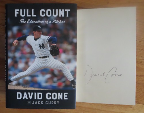 DAVID CONE signed FULL COUNT Education of Pitcher 2019 Book NEW YORK ...
