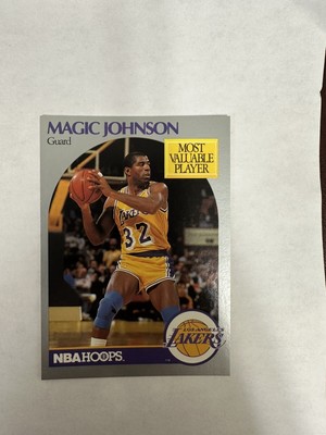 1990-91 NBA Hoops - #157 Magic Johnson Most Valuable Player. Los ...