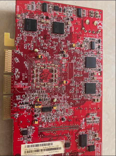 1pc used ATI Radeon 9800 RPO 128M AGP 8X graphics card. | eBay