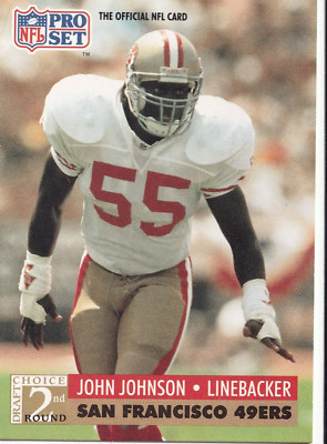 1991 Pro Set #782 John Johnson NFL San Francisco 49ers Rookie Card | eBay