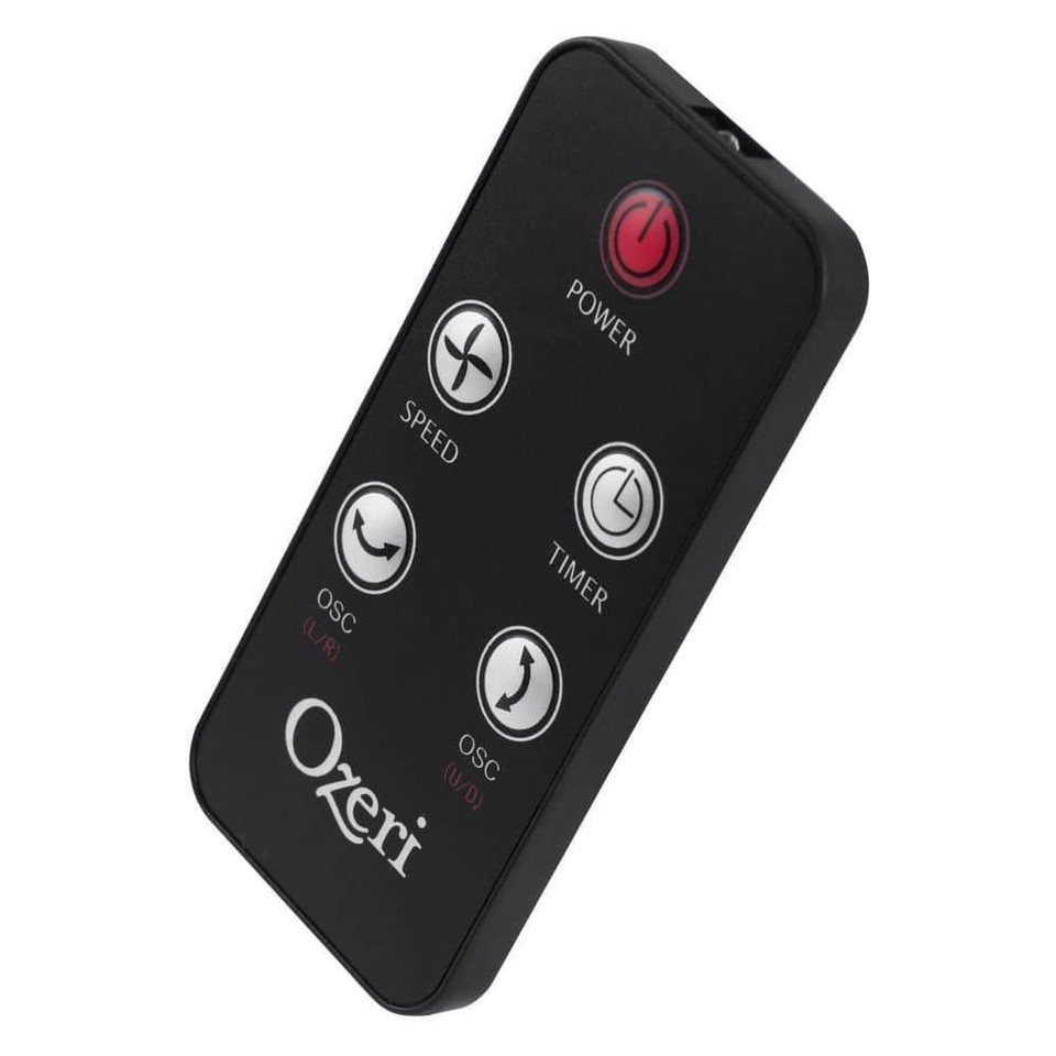 Ozeri Desk Fan 14"x10"x14"Dual Oscillating High Velocity w/Remote ...