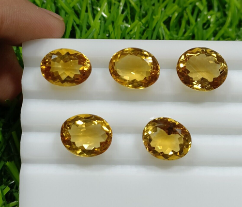 Top Citrine Gemstone Loose Cut Yellow Cts Faceted Golden Gem Certified ...