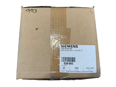 Siemens 538-993 DEM Series 2000 - 100A SM CT (NEW IN BOX - SEALED) | eBay