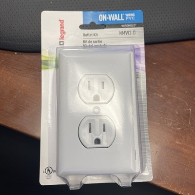 Legrand - Wiremold Outlet Box w/ Both Outlet & Wiremold Box NMW2-D ...