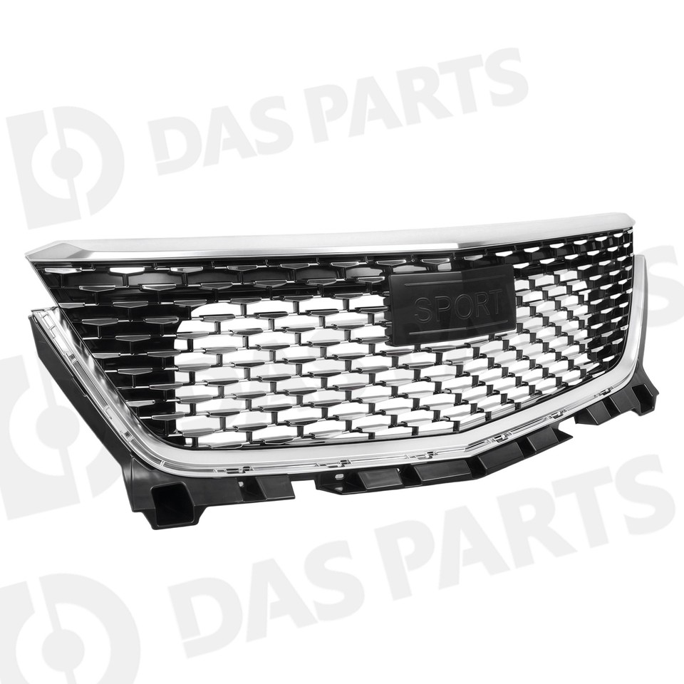 Front Upper Diamond Grille With Camera Hole For 2020-2025 Cadillac XT6 ...