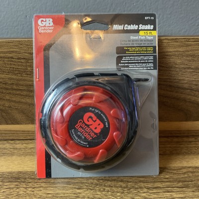 Gardner Bender 1/4 In. W. x 15 Ft. L. Steel Mini Cable Snake EFT-15 ...