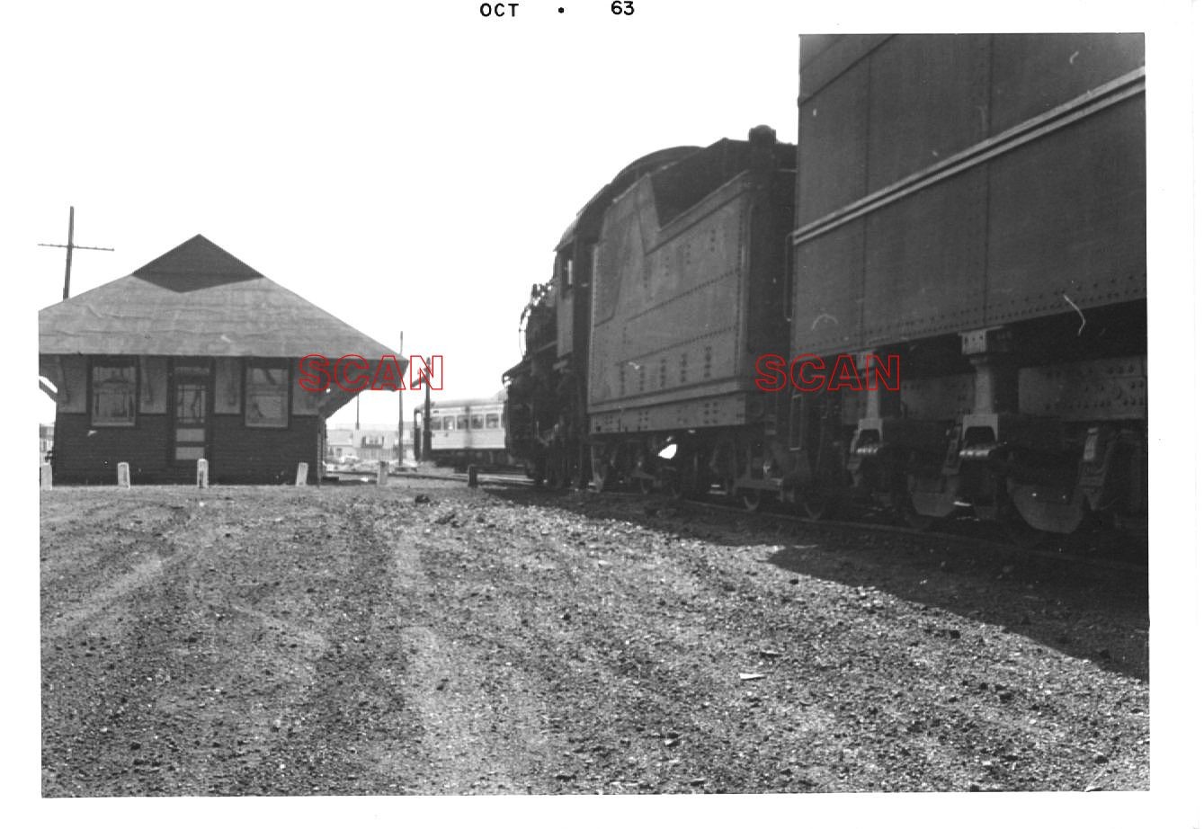 25C368 RP 1952 READING SEASHORE LINE RAILROAD LOCO #1818 OCEAN CITY AT ...