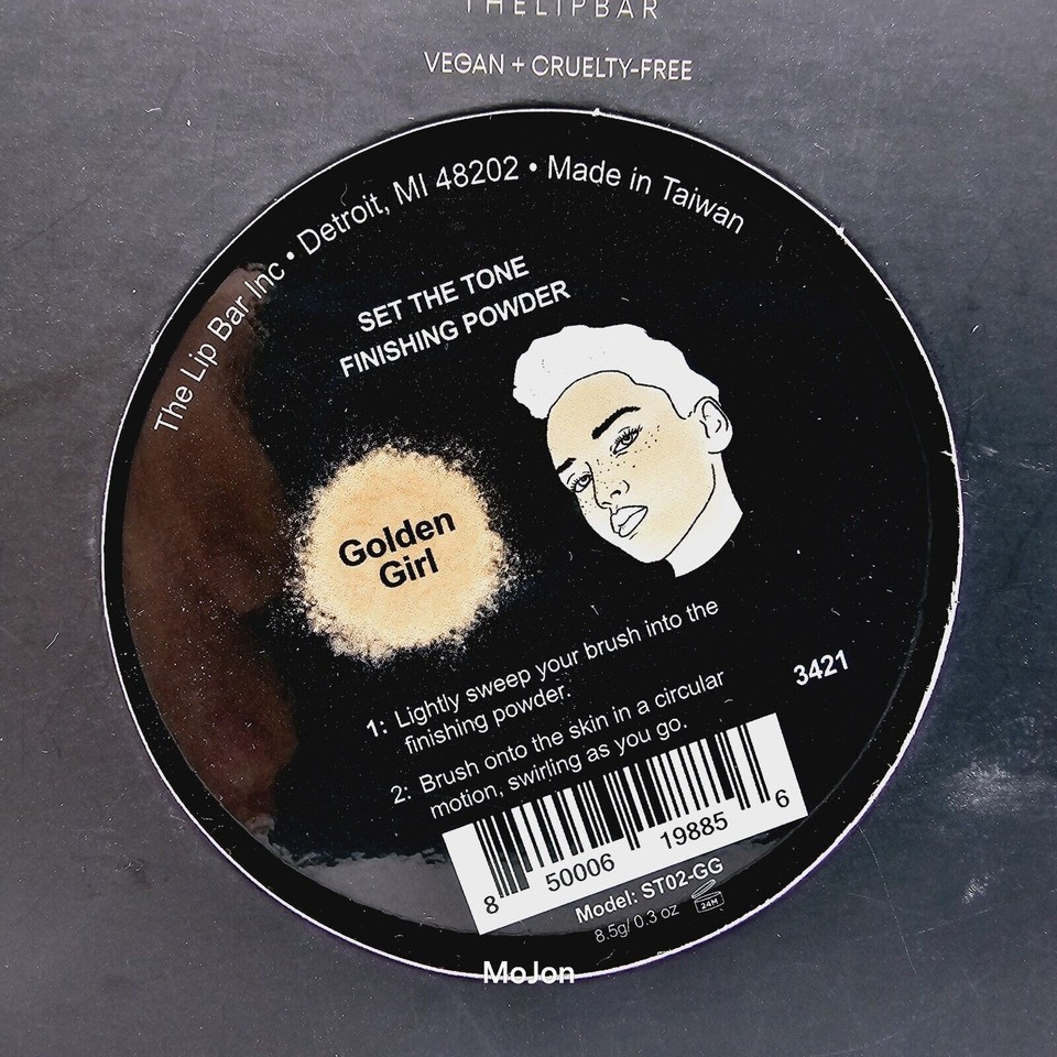 The Lip Bar TLB Face Set The Tone Finishing Powder-Golden Girl 0.3 oz ...