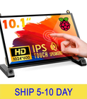 ROADOM Raspberry Pi Screen, 10.1’’ Touchscreen Monitor, IPS FHD 1024× ...