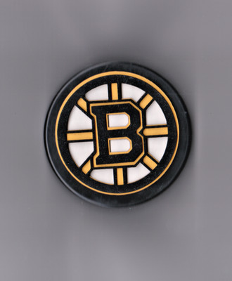 Official NHL Boston Bruins 3 Dimensional Logo Hockey Puck Brand New | eBay
