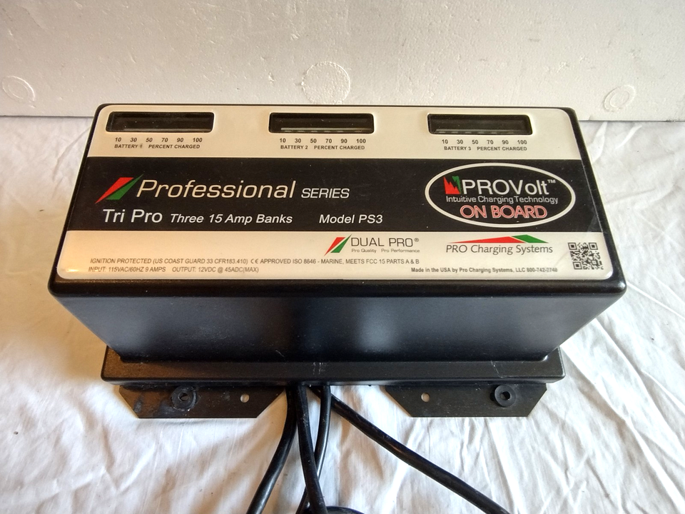 ProVolt On Board Ps3 Professional Series Boat Battery Charger Tri Pro 3 ...