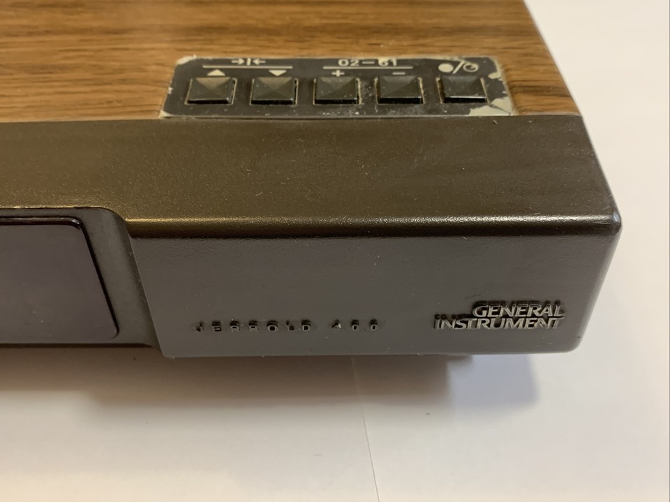 Jerrold 400 model DRX 3 105 TV converter Cable box General Instrument ...