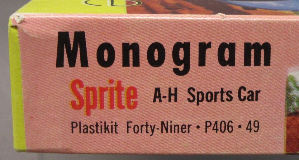 1960 Monogram P406 AUSTIN-HEALEY SPRITE Sport Car 1/32 model kit (slot ...