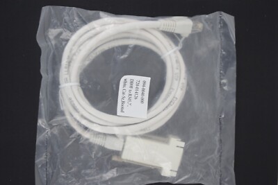 Evernew 094-0040-000 DB9F to RJ45 7ft White CAT 5e Booted Cable | eBay