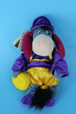The Disney Store Eeyore as A Jester in Costume Plush Toy Bean Bag NWT ...