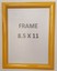 Yellow Snap Frame 8 5x11 Inches Front Loading Quick Poster | eBay