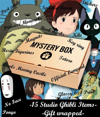 STUDIO GHIBLI Surprise box 15 x Ghibli items TOTORO HOWL NO FACE HAKU ...