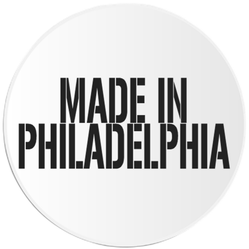 Made In Philadelphia - Circle Sticker Decal 3 Inch - Pennsylvania PA | eBay
