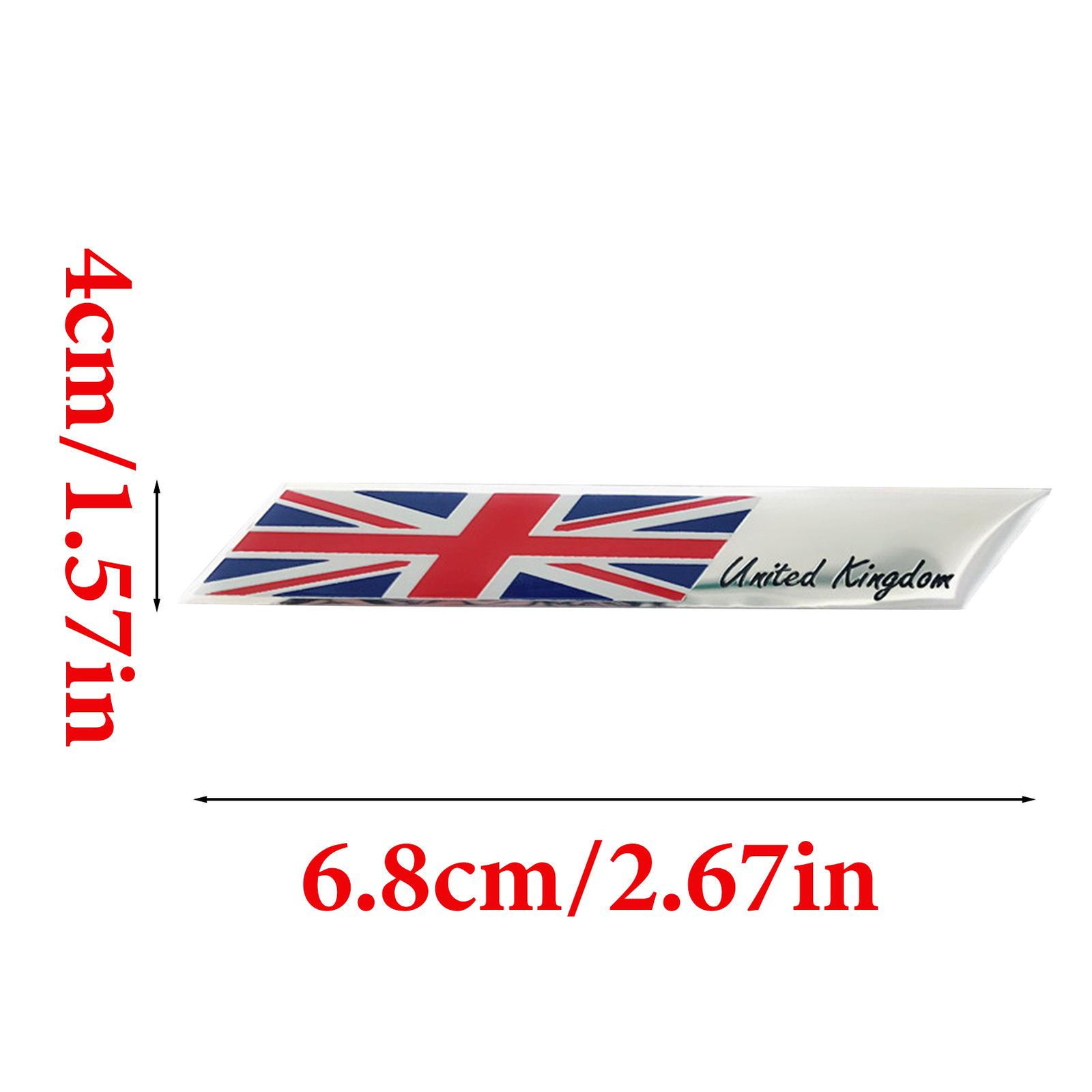 2pcs Cars decorated with Union Jack badges and commemorative metal body ...