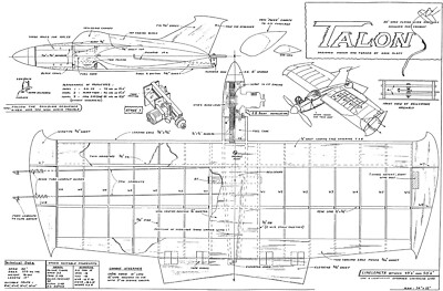 TALON COMBAT MODEL PLANS AND INSTRUCTIONS | eBay UK