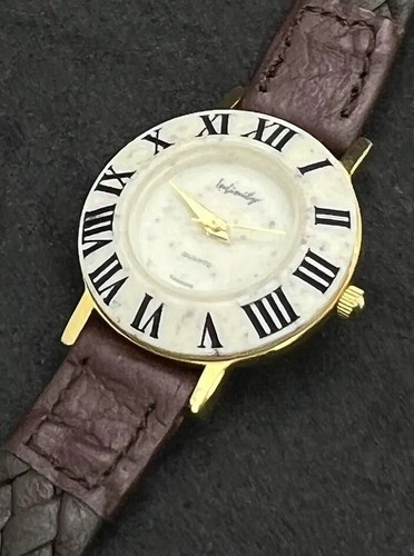 Vintage New 1997 INFINITY Women’s 27mm Rock Watch Quartz Brown Braided ...