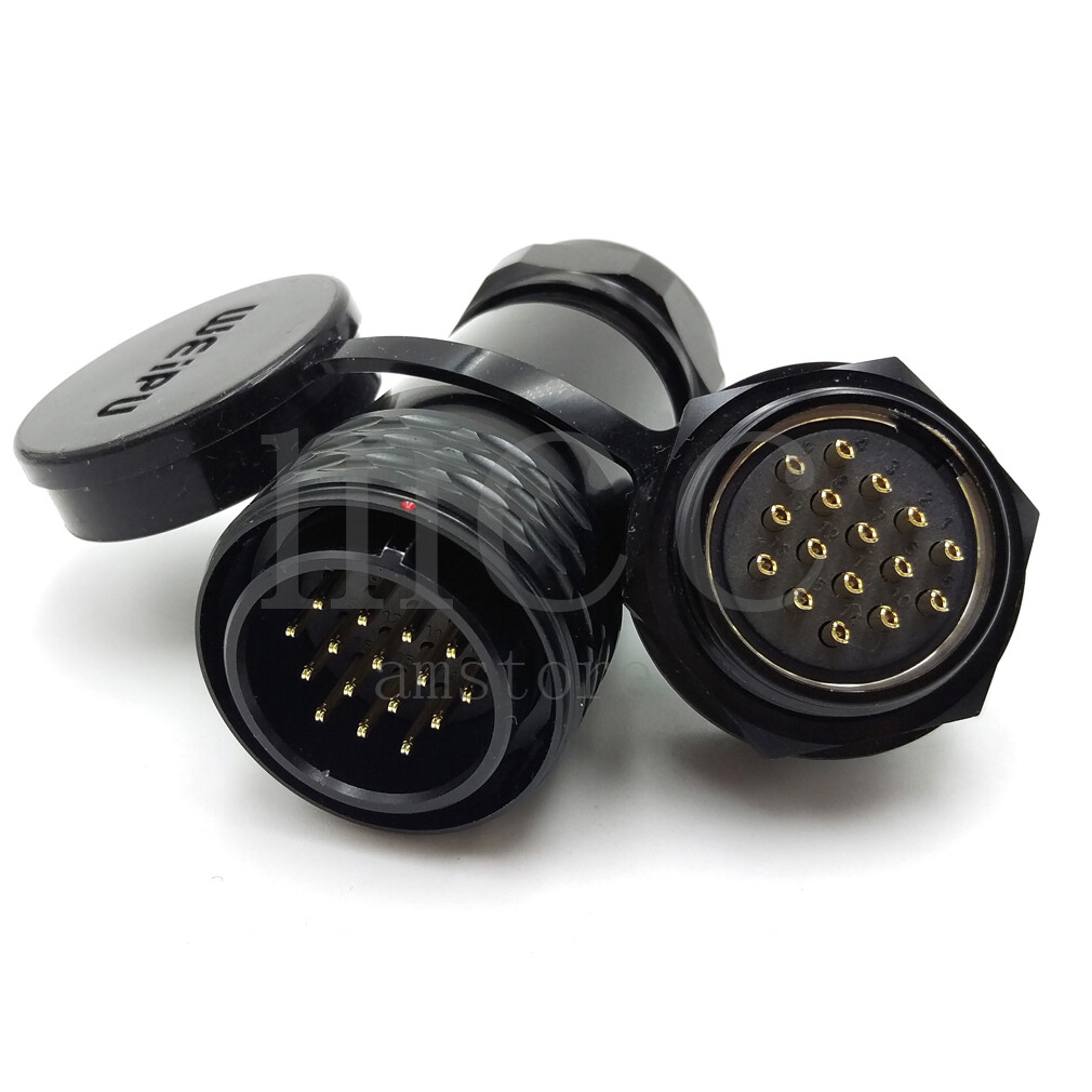 WEIPU SA28 16Pin IP67 Waterproof Connector,10A Aviation Connector Plug ...