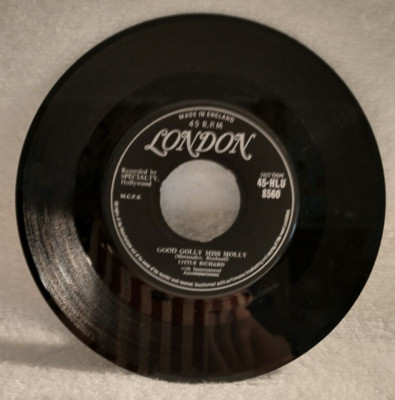 Little Richard 45 rpm Vinyl Record Good Golly Miss Molly/Hey-Hey-Hey ...