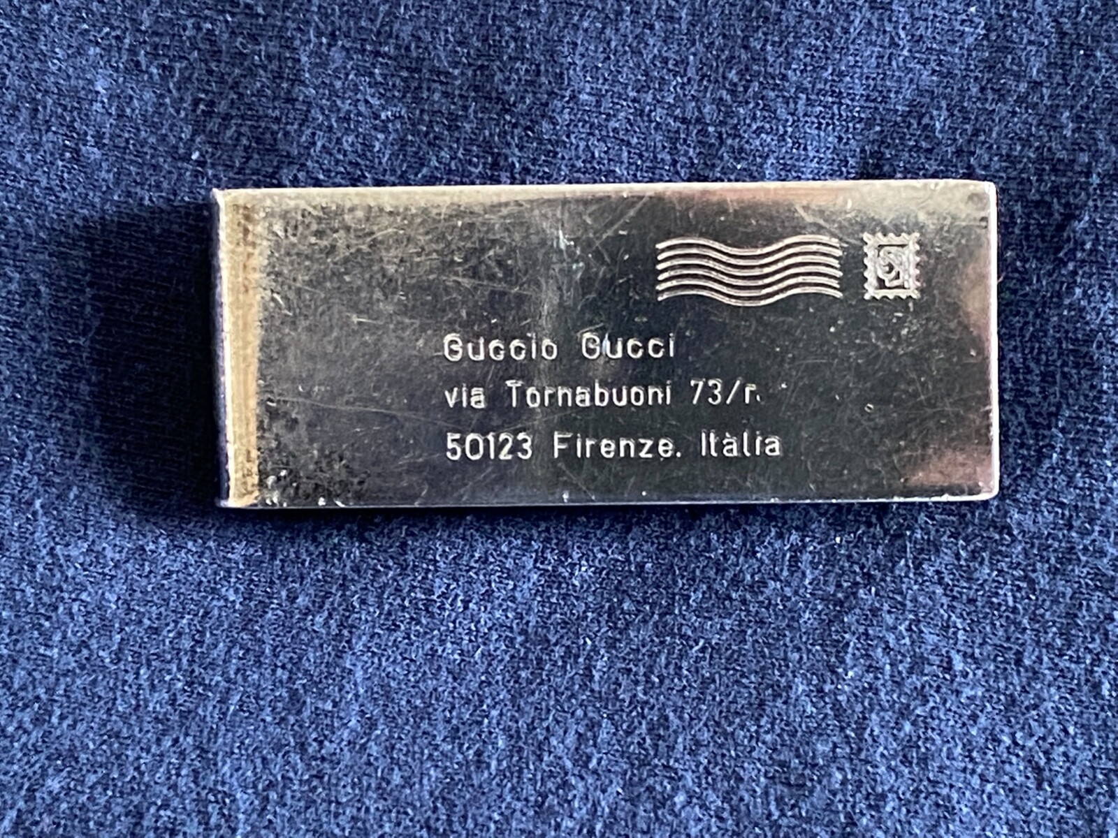 Vintage GUCCI Sterling Silver 925 Stamp Insignia Trad… - Gem