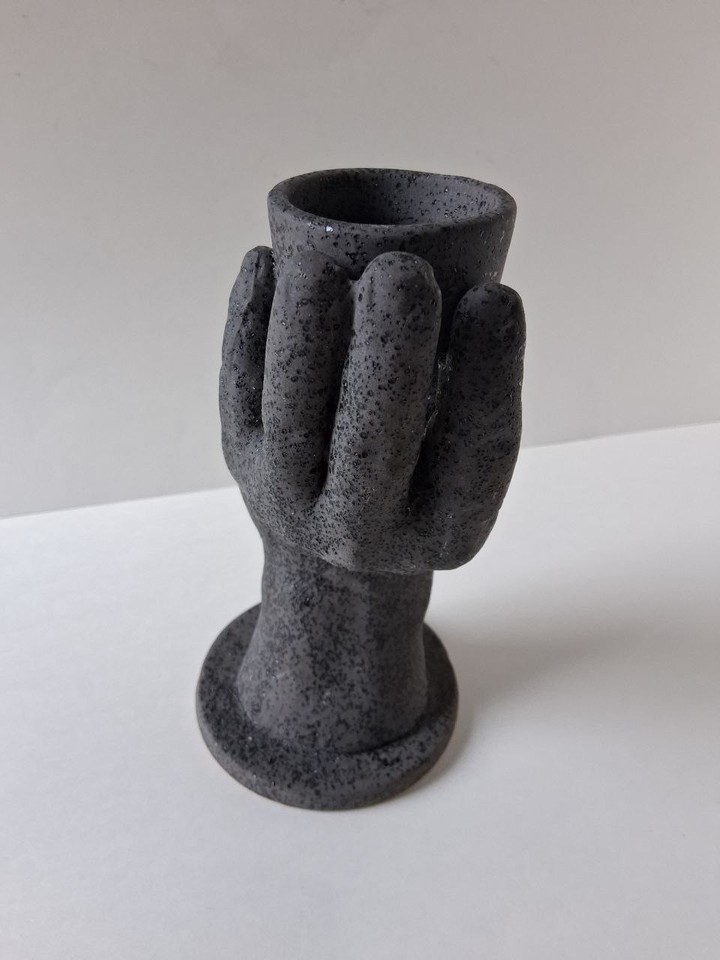 Hand Shaped Candle Holder Decorative Sculpture Gothic Style | eBay
